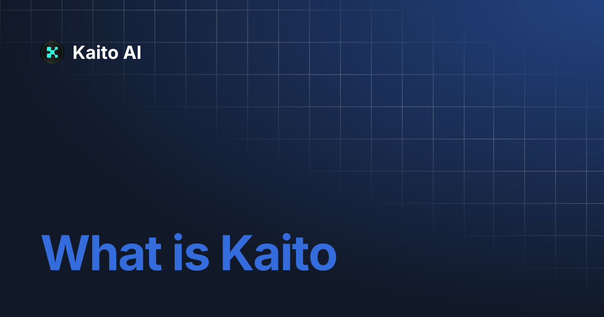 What Is Kaito Kaito Ai